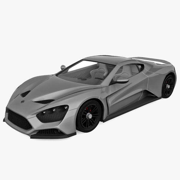 3ds max realistic supercar zenvo st1