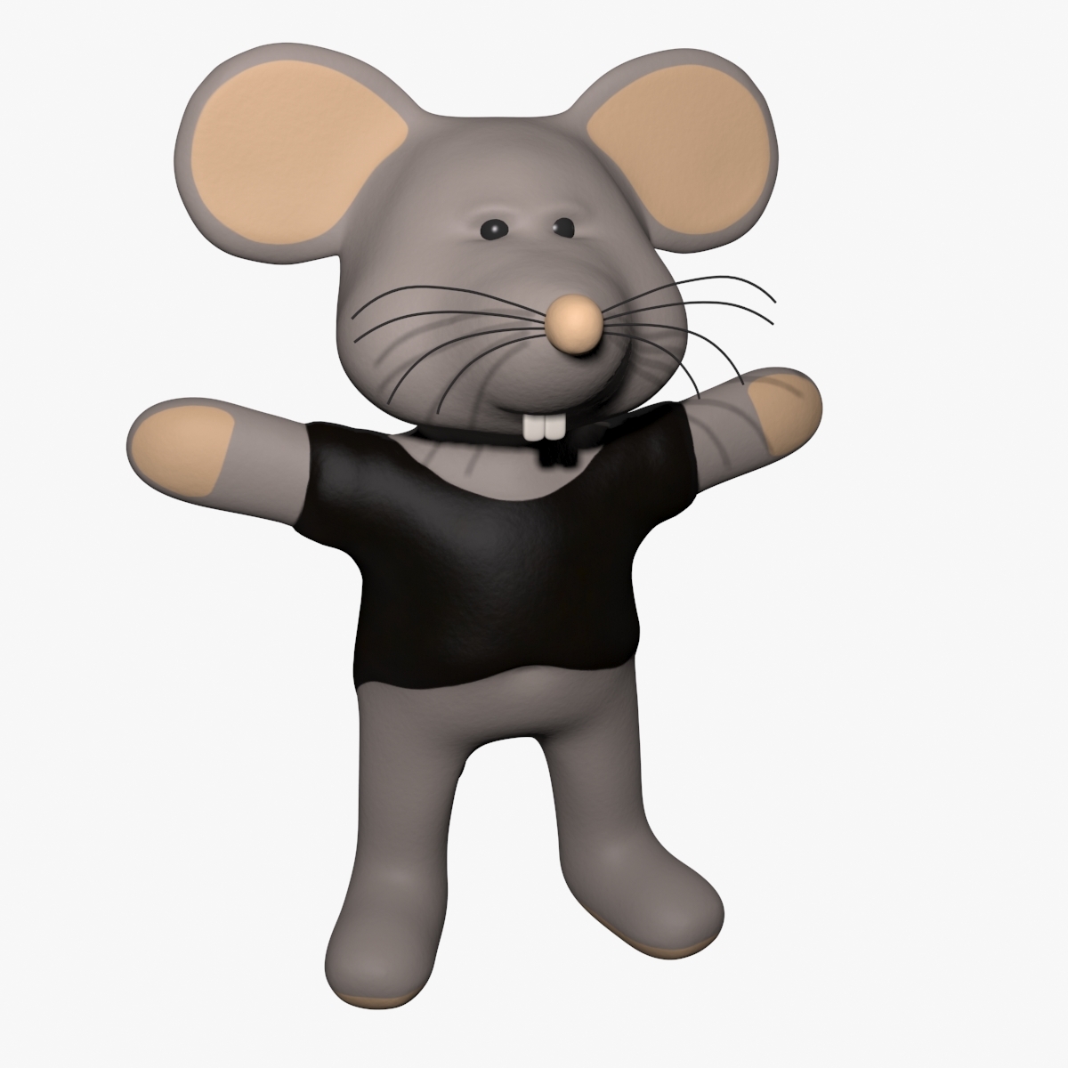 cartoon mouse 3d model