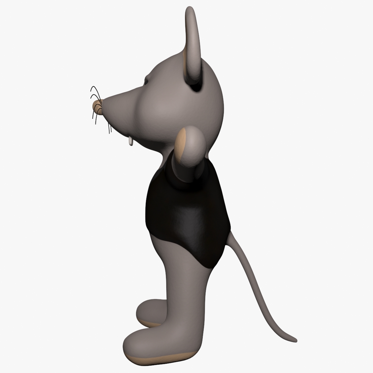 cartoon mouse 3d model