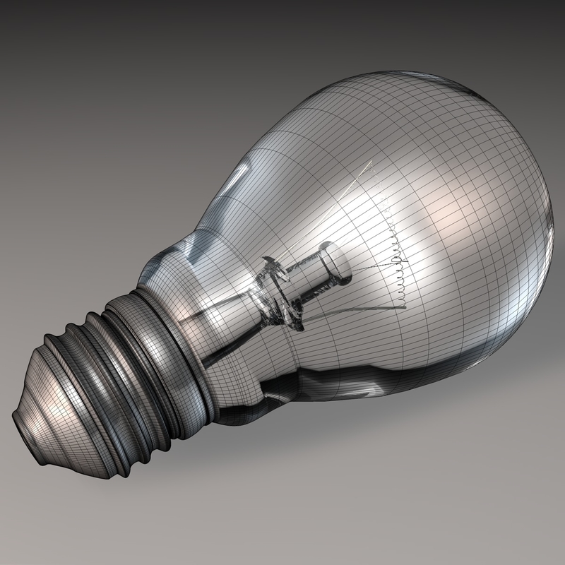 light bulb 3d model