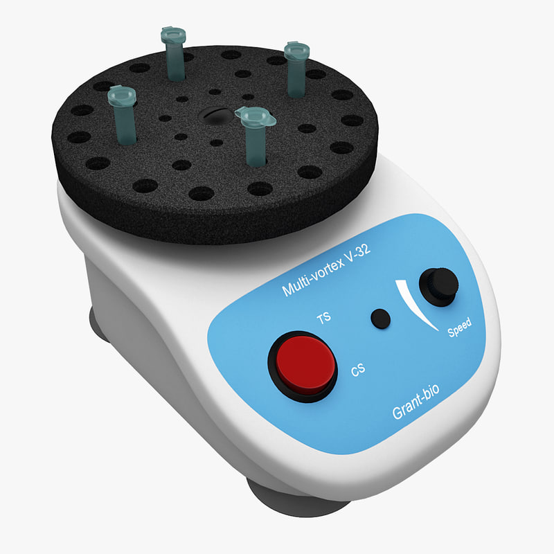 multi vortex mixer v-32 3d c4d