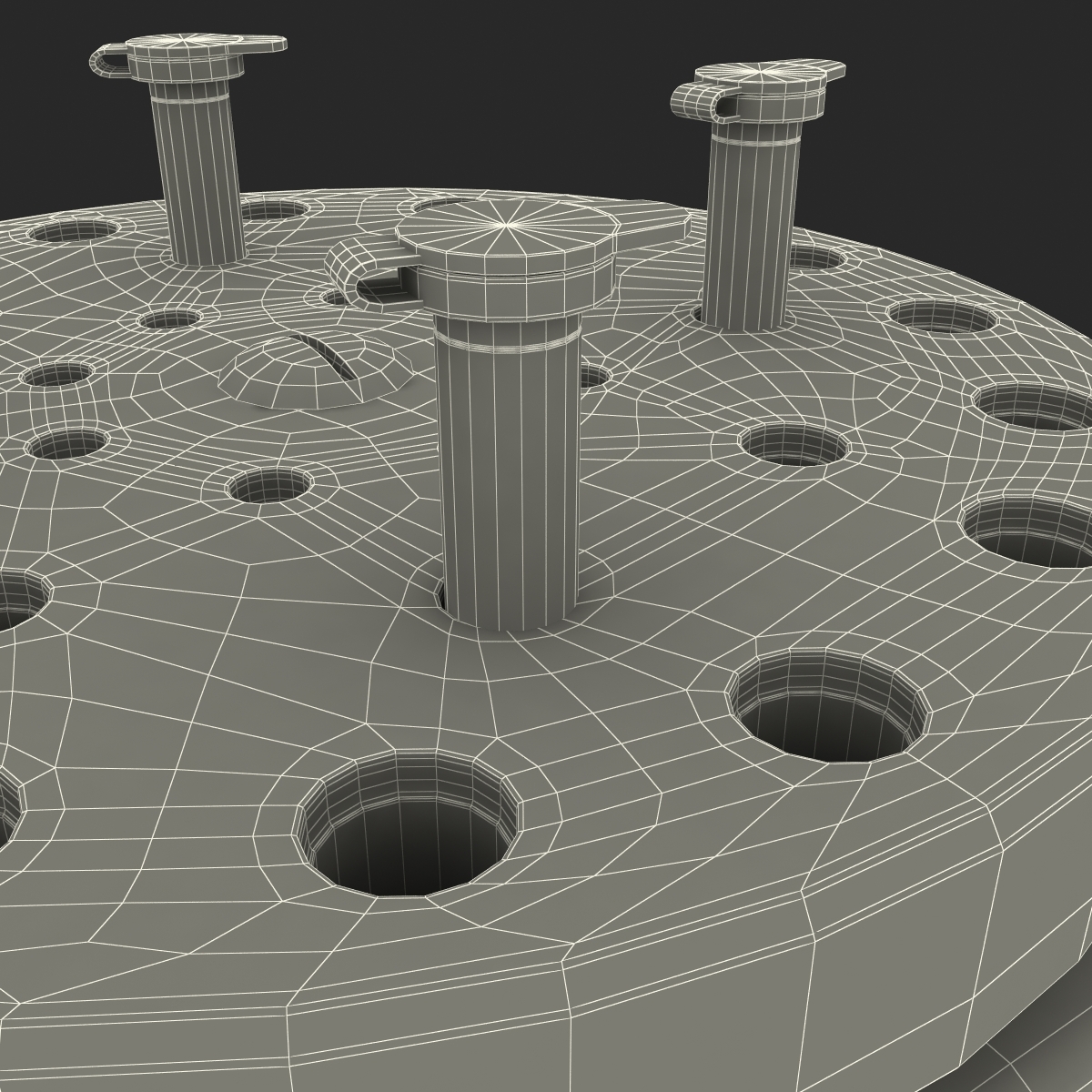 multi vortex mixer v-32 3d c4d