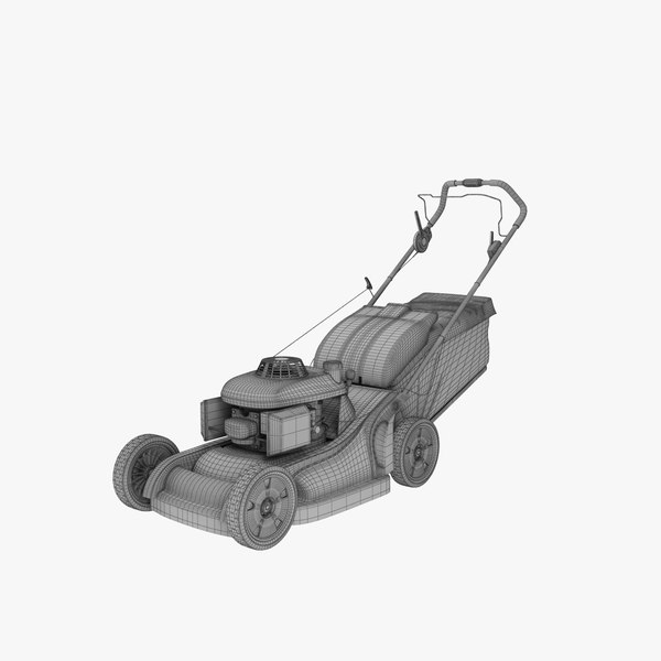 3d model lawn mower