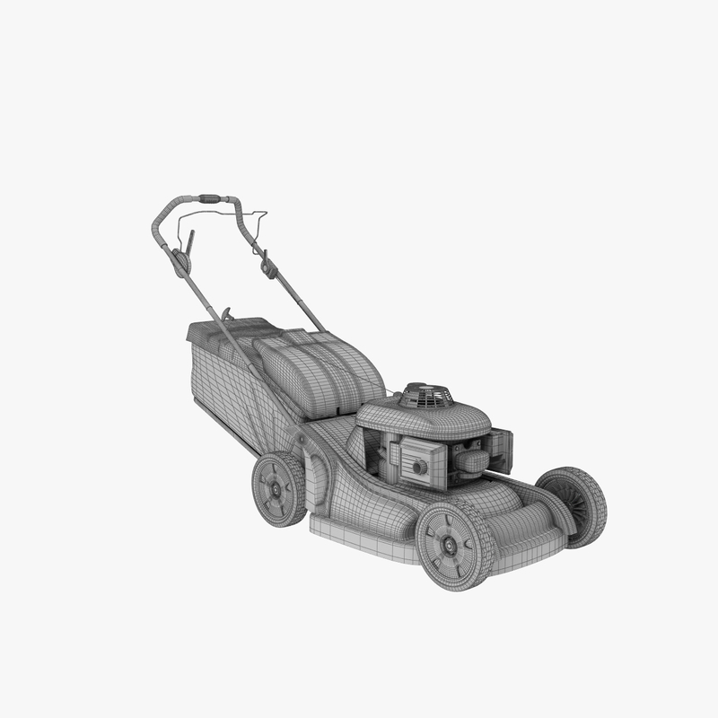 3d model lawn mower