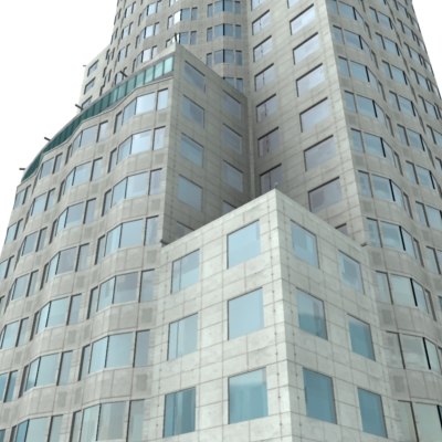 3ds max library tower