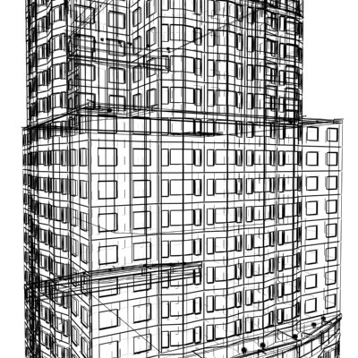 3ds max library tower