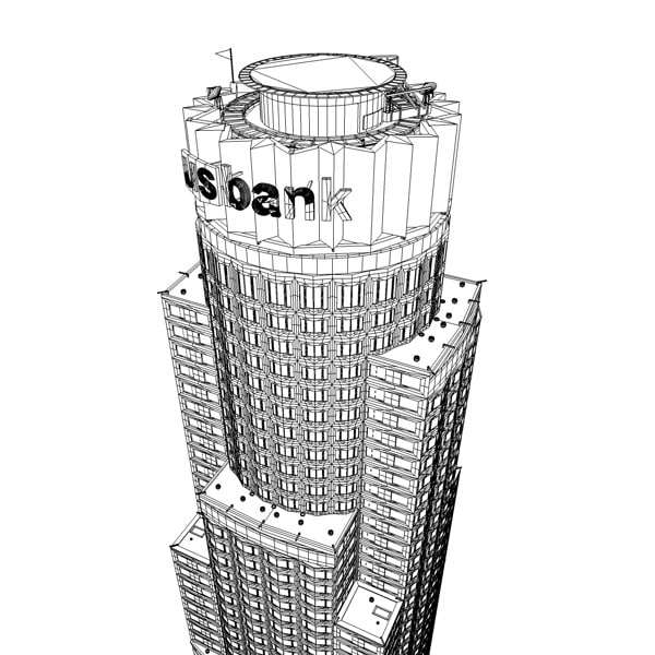 3ds max library tower