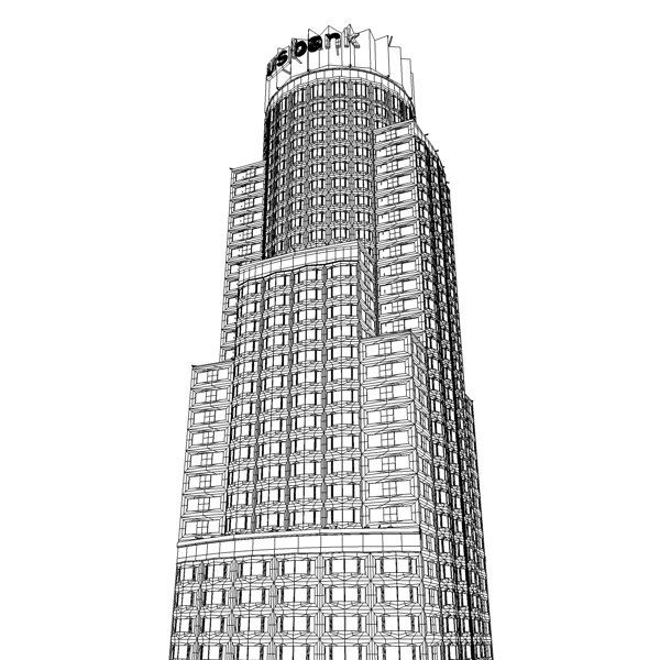 3ds max library tower