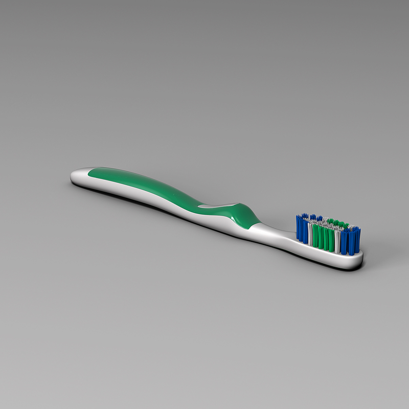 3d model toothbrush orthodontics dental