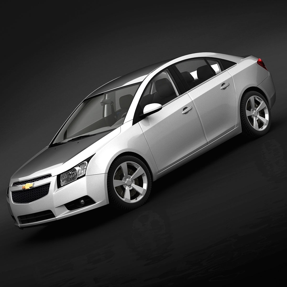 chevrolet cruze 2011 3d model