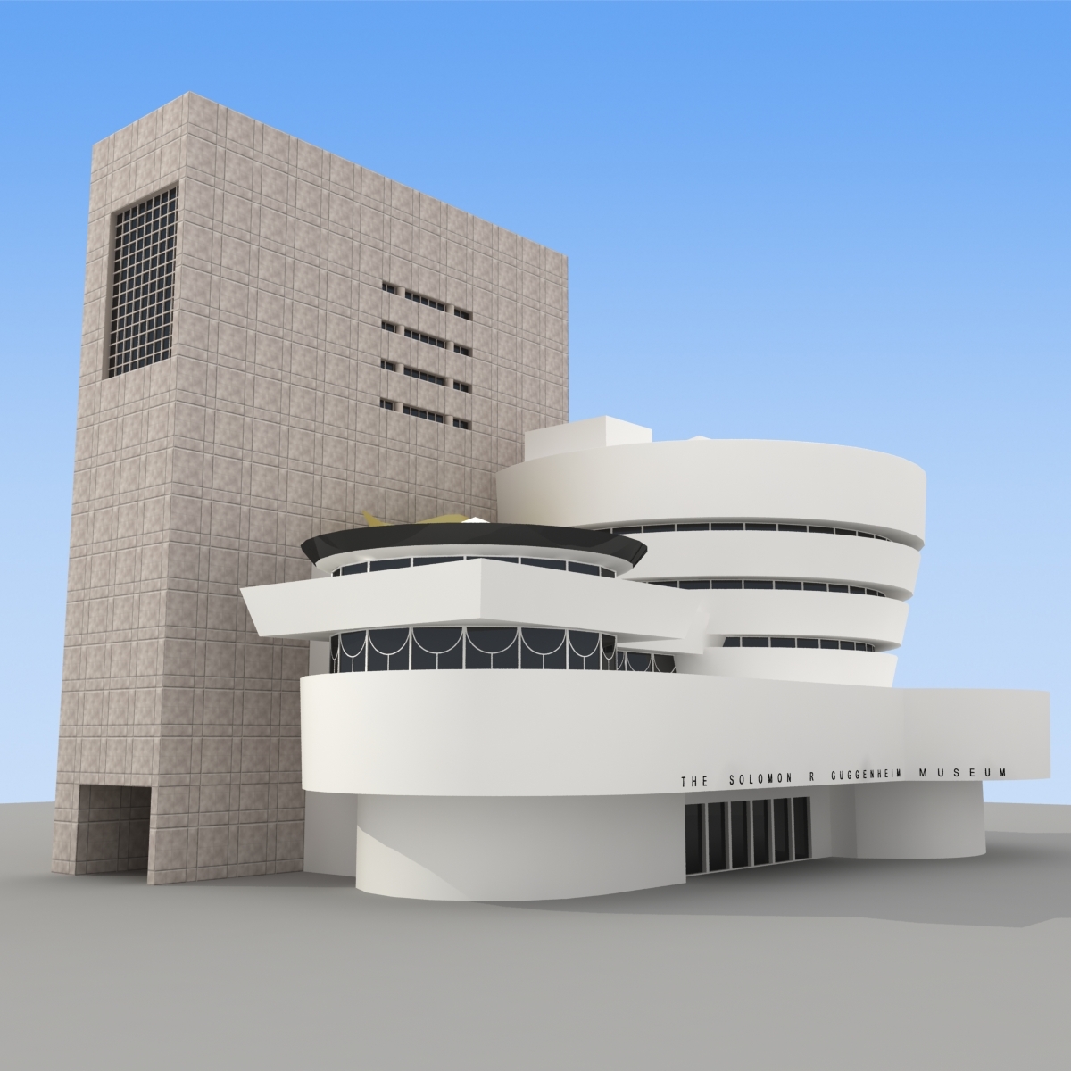 guggenheim museum 3d model