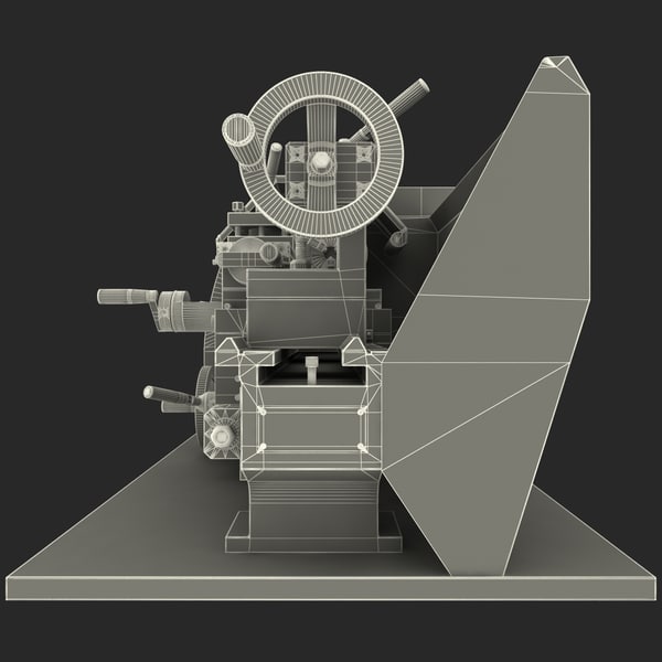 desktop lathe bm 180v 3d model
