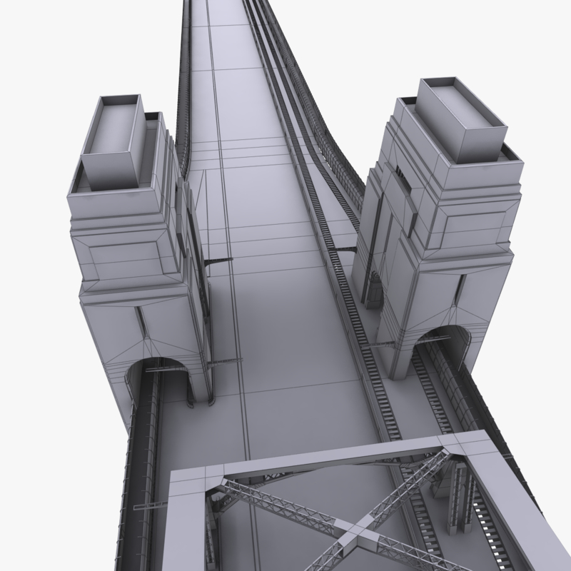 sydney harbour bridge 3d model