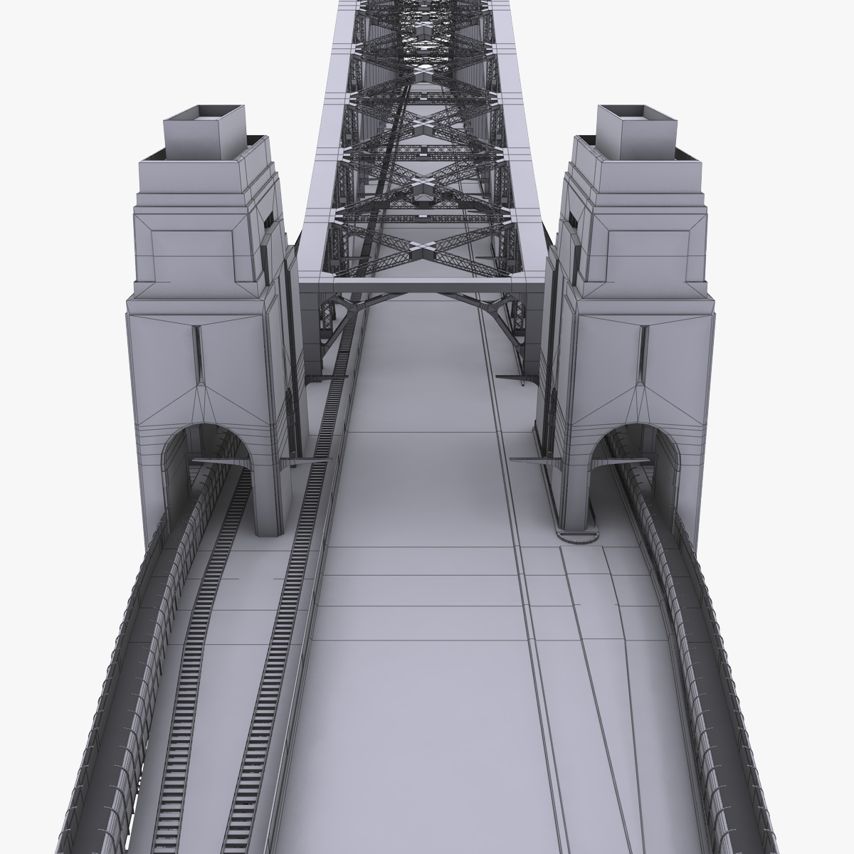 sydney harbour bridge 3d model