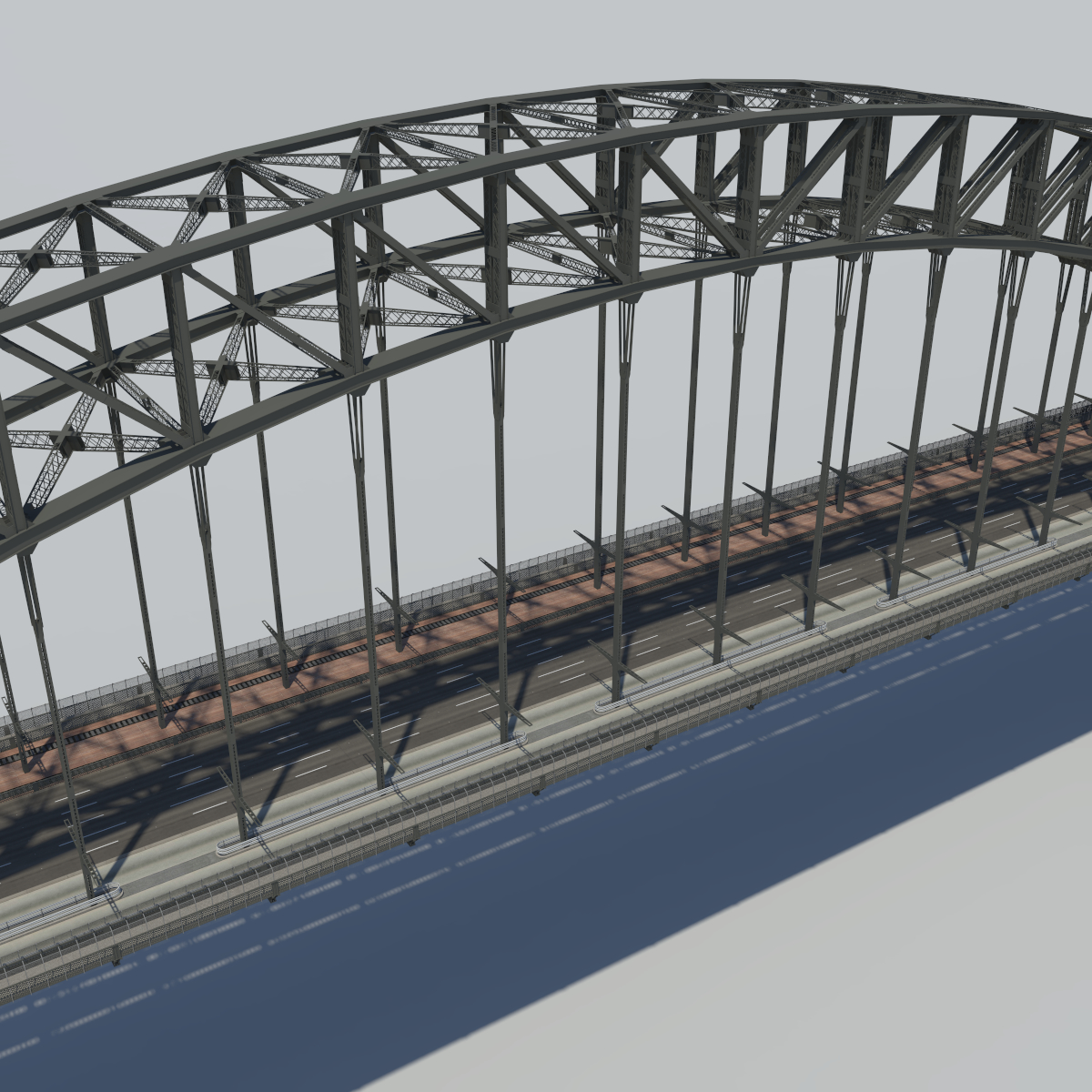 sydney harbour bridge 3d model