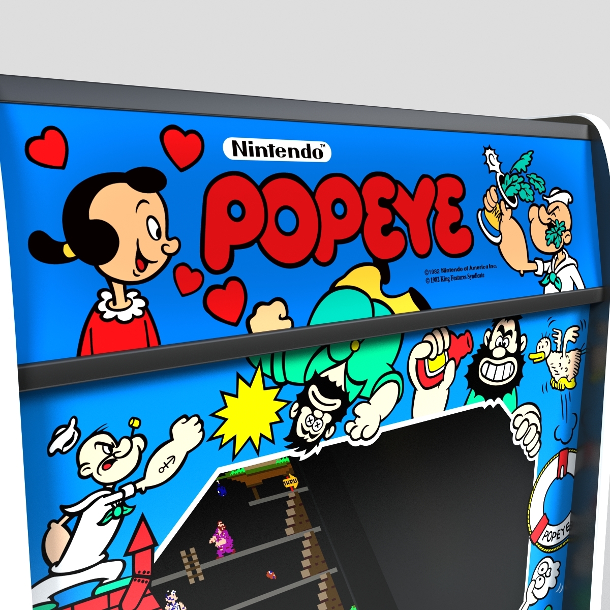 3d popeye arcade