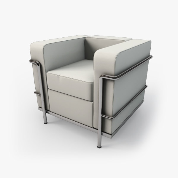 c4d kmp corbu arm chair