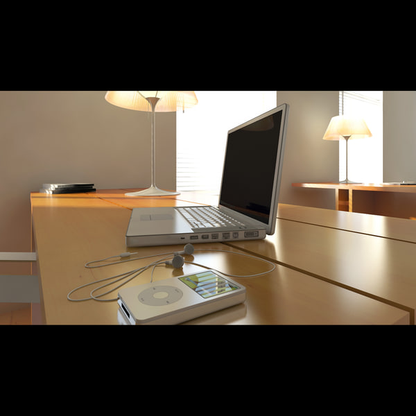 small office interior 3d model