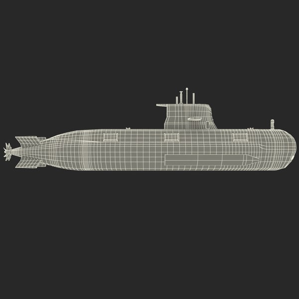 collins class submarine 3d lwo