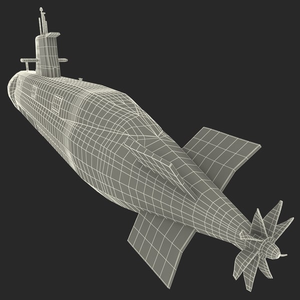 collins class submarine 3d lwo