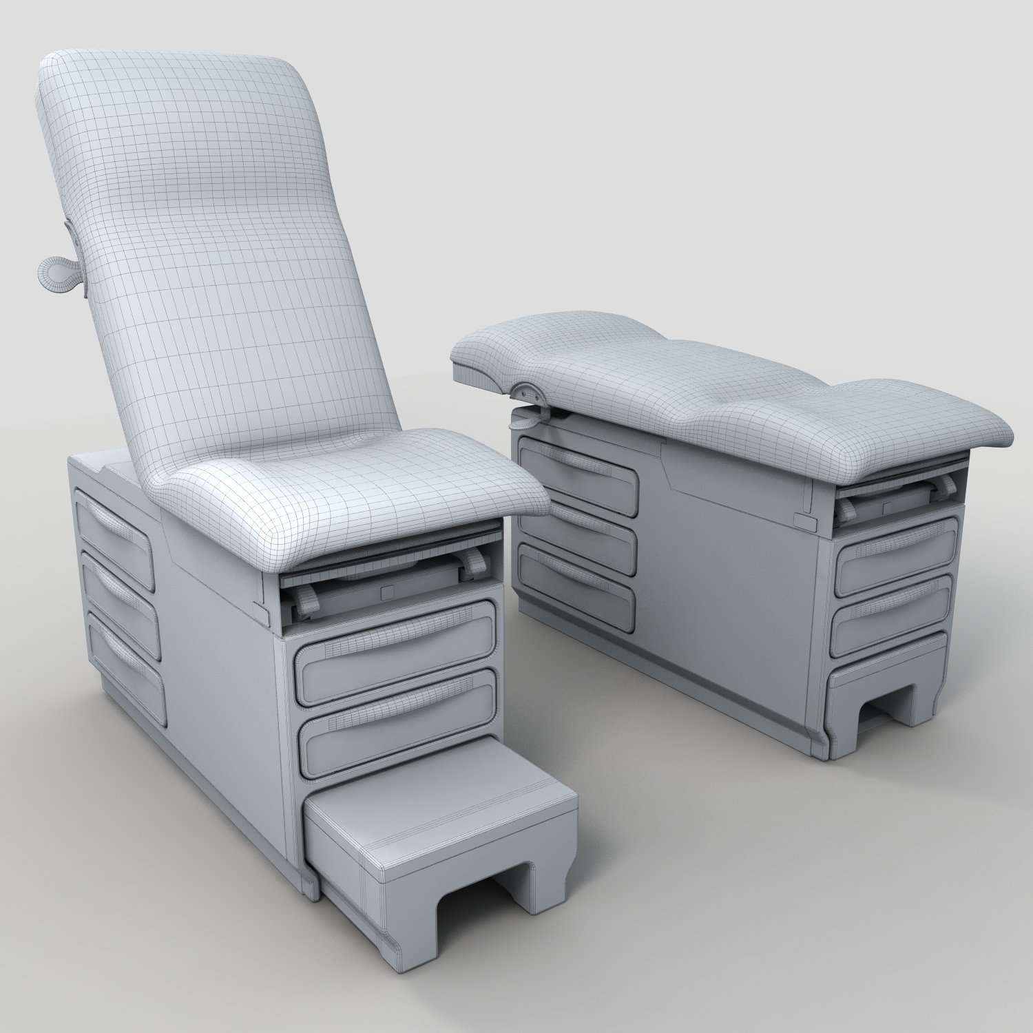 exam table 3d model