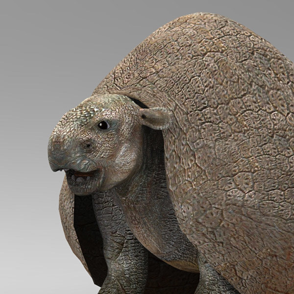 doedicurus prehistoric 3d obj