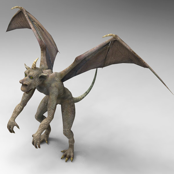 body gargoyle 3d obj