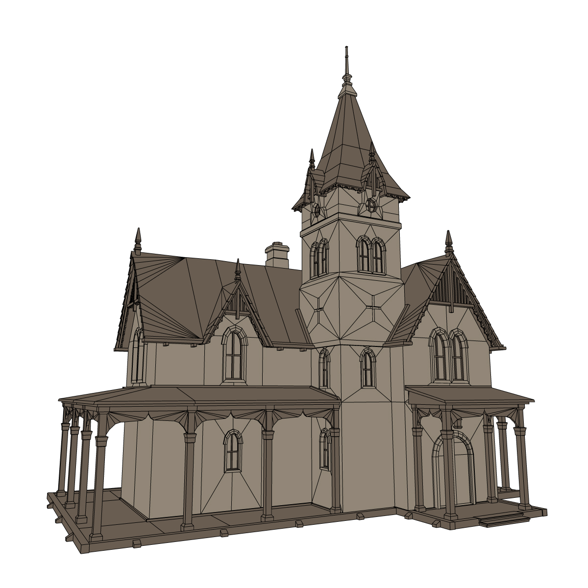 church 3d model