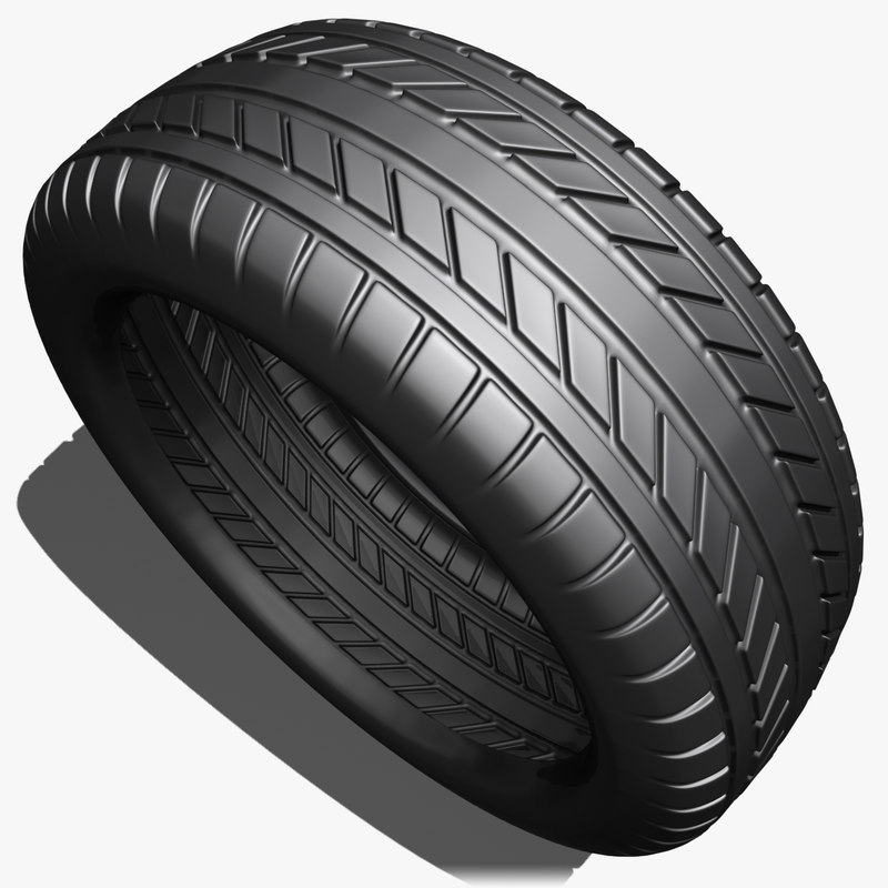 car tire 3d model
