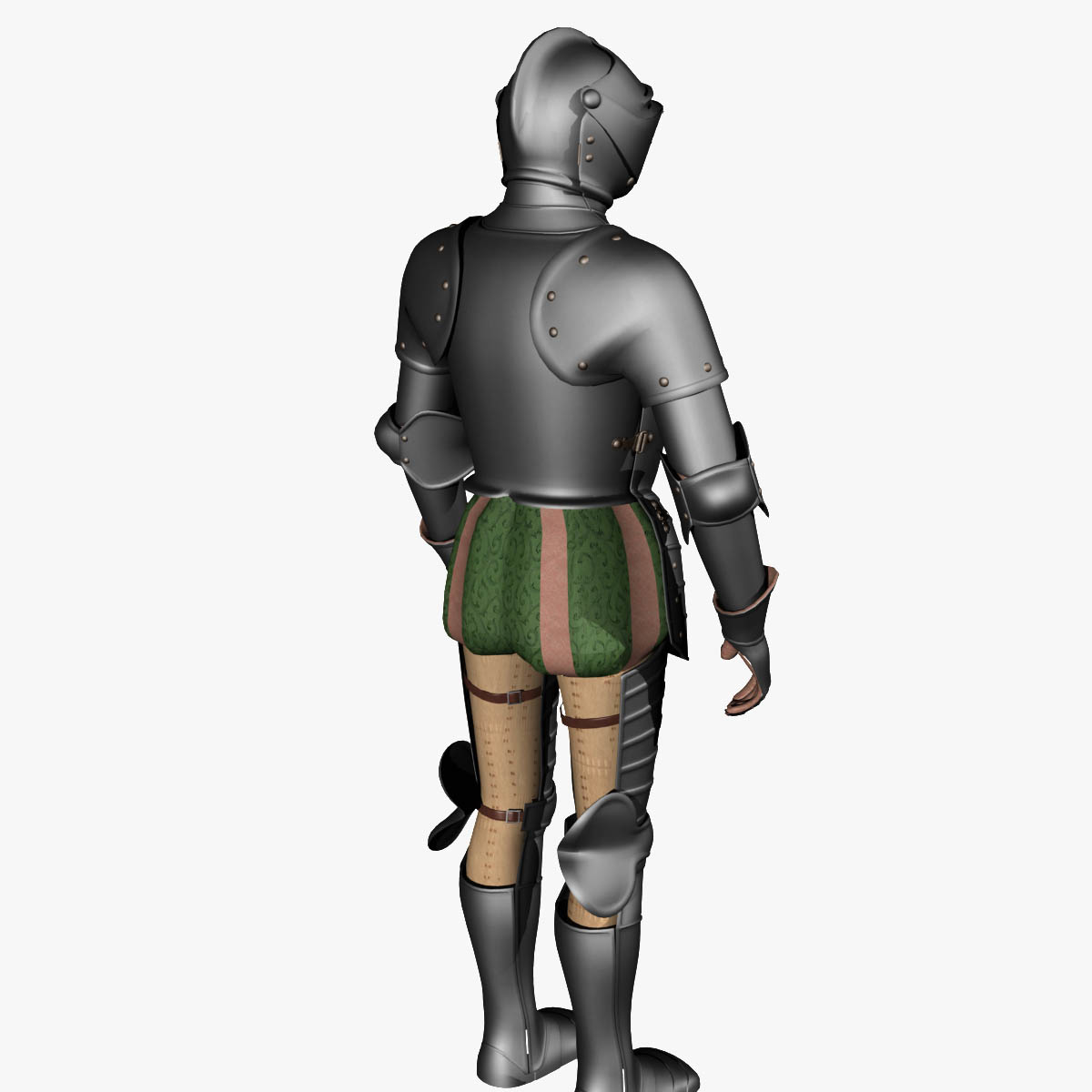 3d model plate armor