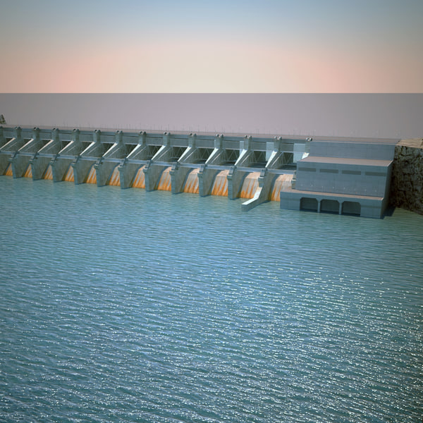 hydroelectric dam v3 3ds
