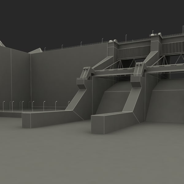 hydroelectric dam v3 3ds