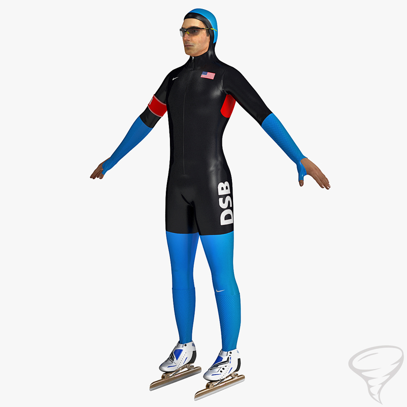 3d model of long track player