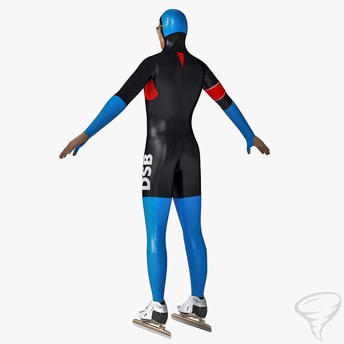 3d model of long track player