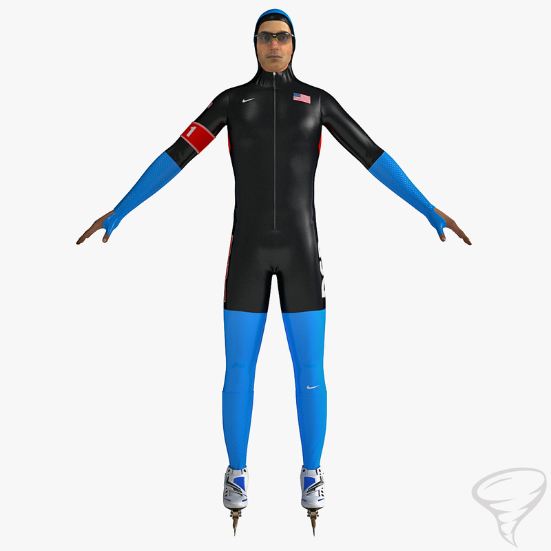 3d model of long track player