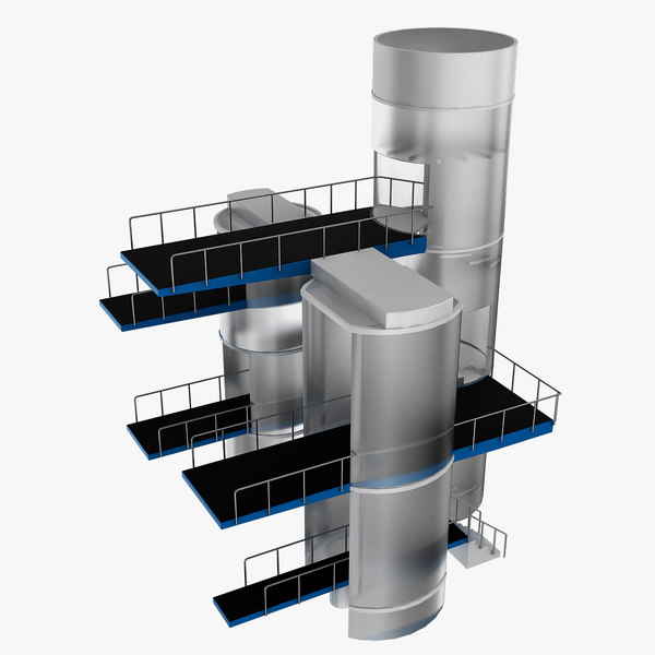 diving tower 3d model