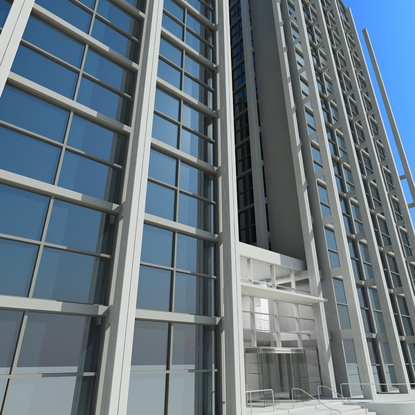 office building 3d max