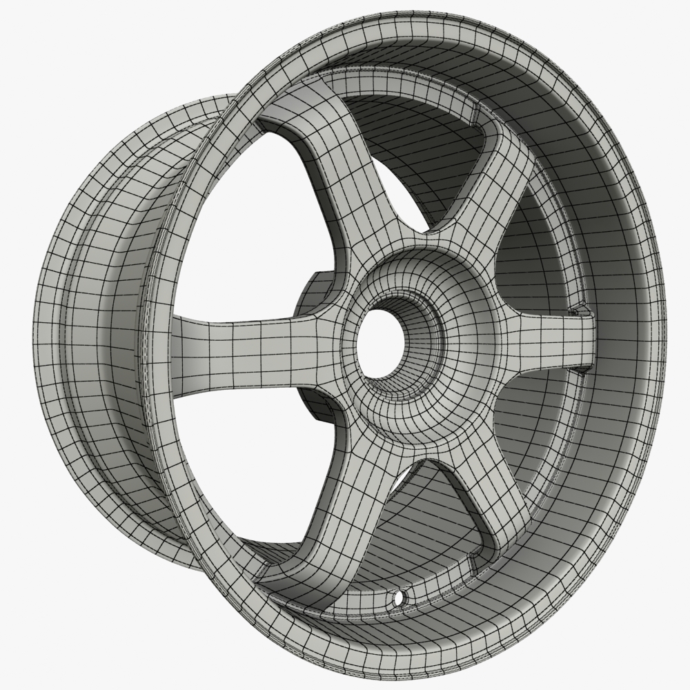 cars wheels 3d model