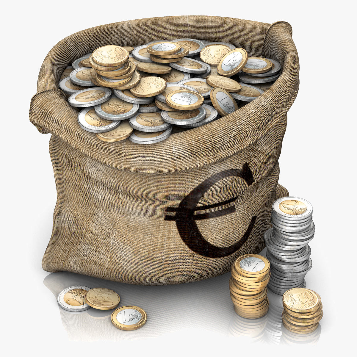 money bag 3d model