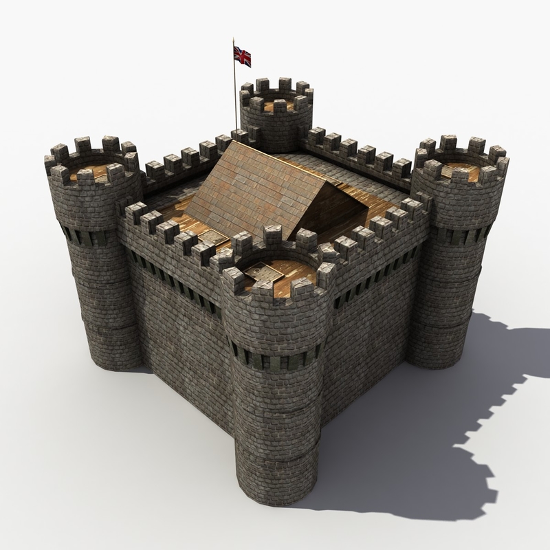 3ds max castle medieval