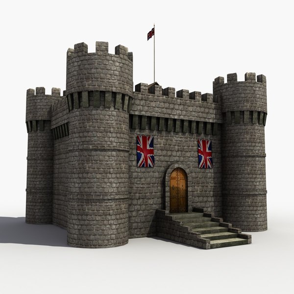 3ds max castle medieval