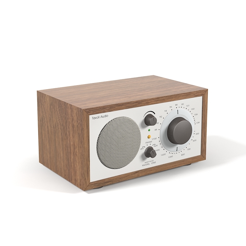 radio 3d model