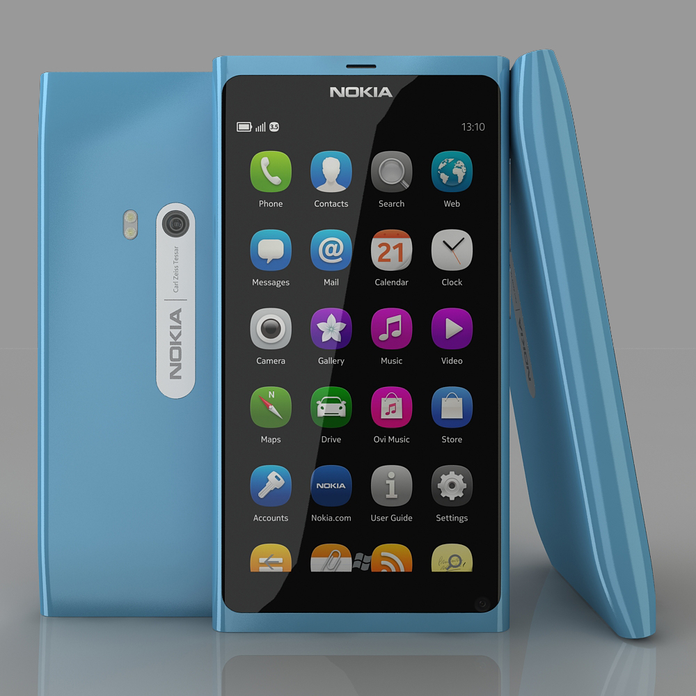 3d model nokia n9