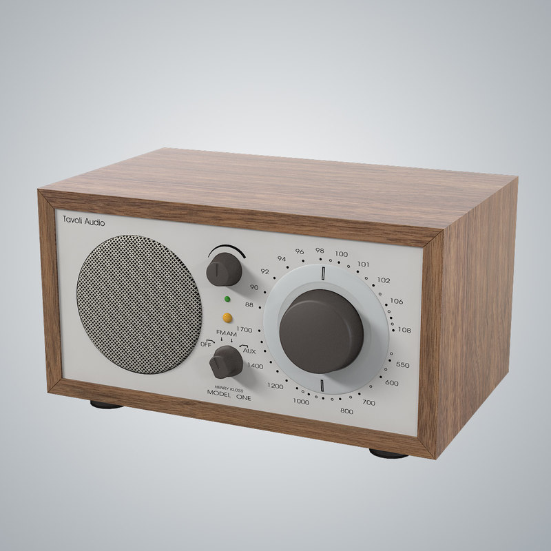 radio 3d model