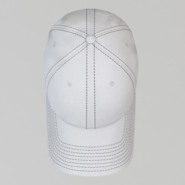 - cap silver black 3d 3ds