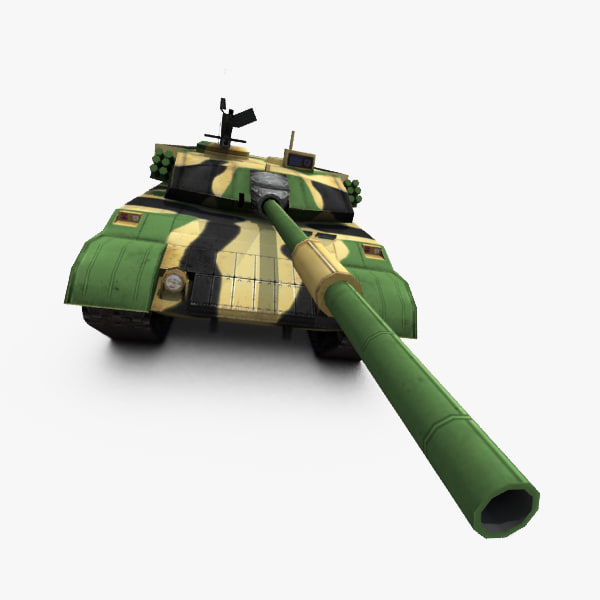 3d ztz96 type 96 tank model