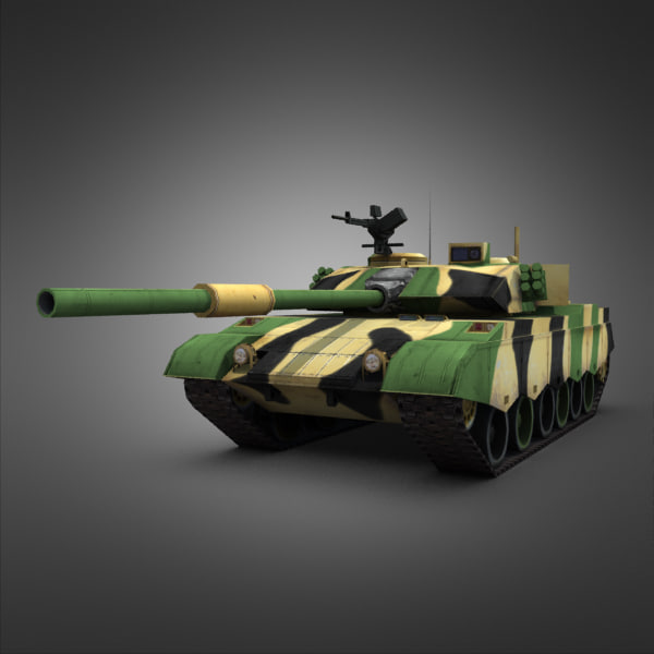 3d ztz96 type 96 tank model