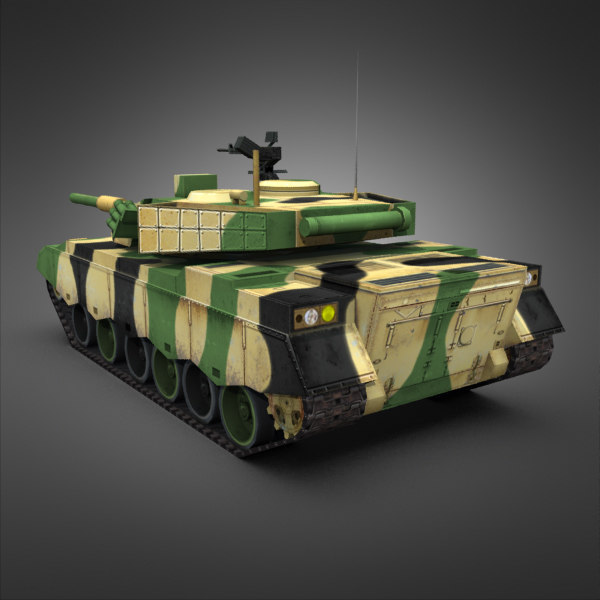 3d ztz96 type 96 tank model