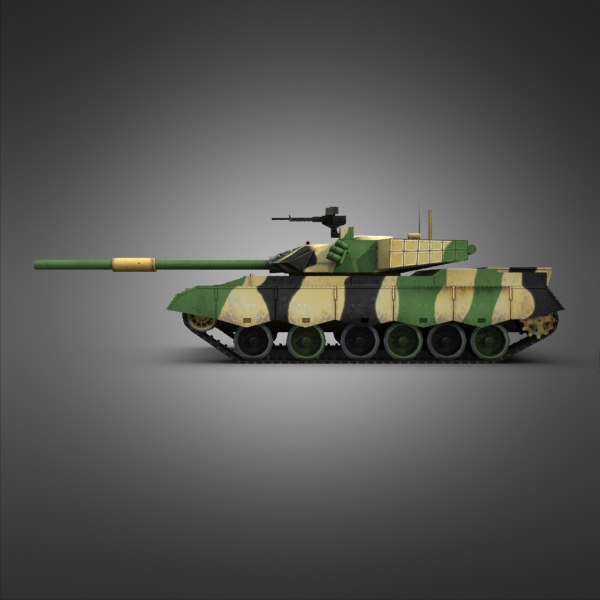 3d ztz96 type 96 tank model