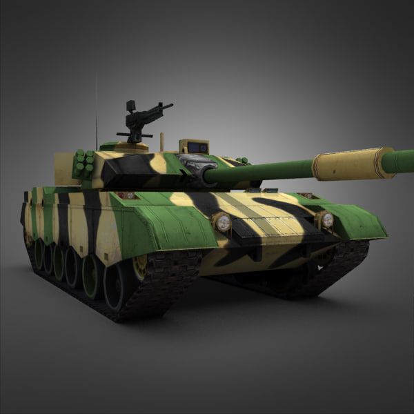 3d ztz96 type 96 tank model